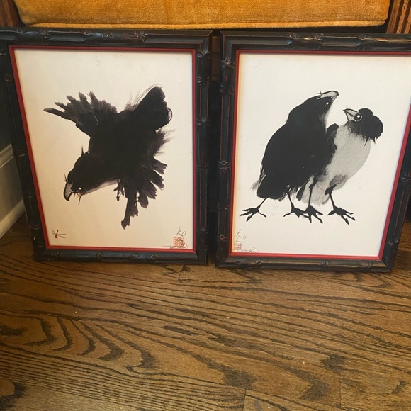 Tai Poon | Art | Watercolor On Silk Vintage Poon Tai To Signed Numbered Framed Art Work Coa ...